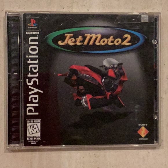 Sony | Other | Jet Moto 2 Ps Game Playstation Black Label Extreme ...